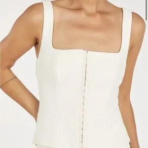 DISSH | Tops | Brand New Dissh Cream Corset Top Size 4 | Poshmark